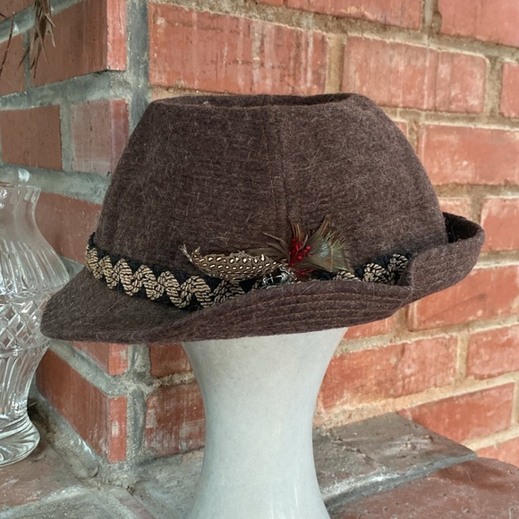 Accessories | Vintage Wool Shepherds Fedora Hat | Poshmark